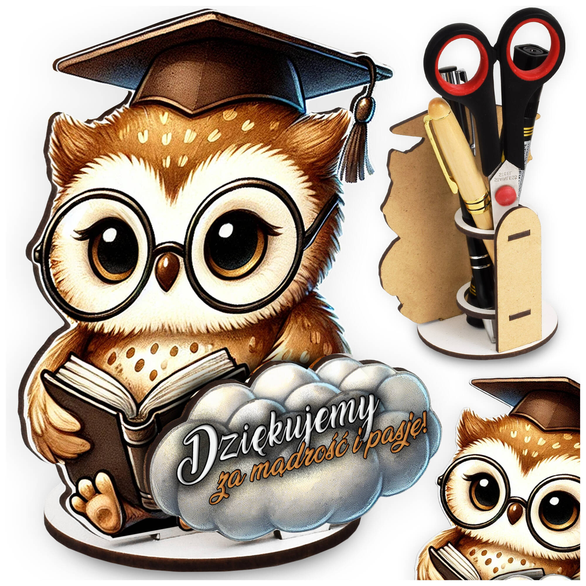 Prezent na Dzień Nauczyciela - Przybornik sowa | PREZENTY DLA \ Nauczyciela/Przedszkolanki ...